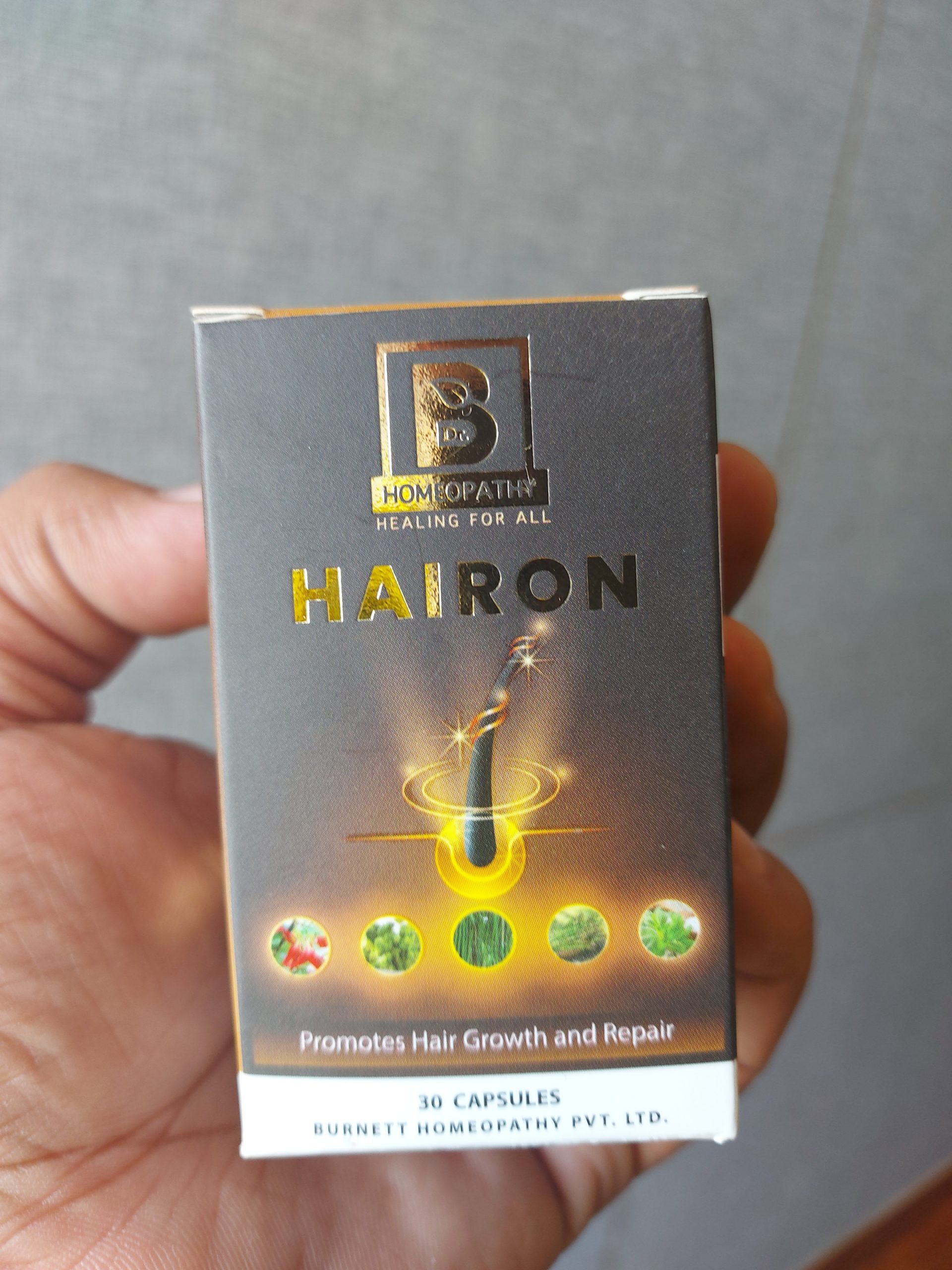 HAIRON 30 CAPSULE BURNETT HOMEOPATHY PVT LTD